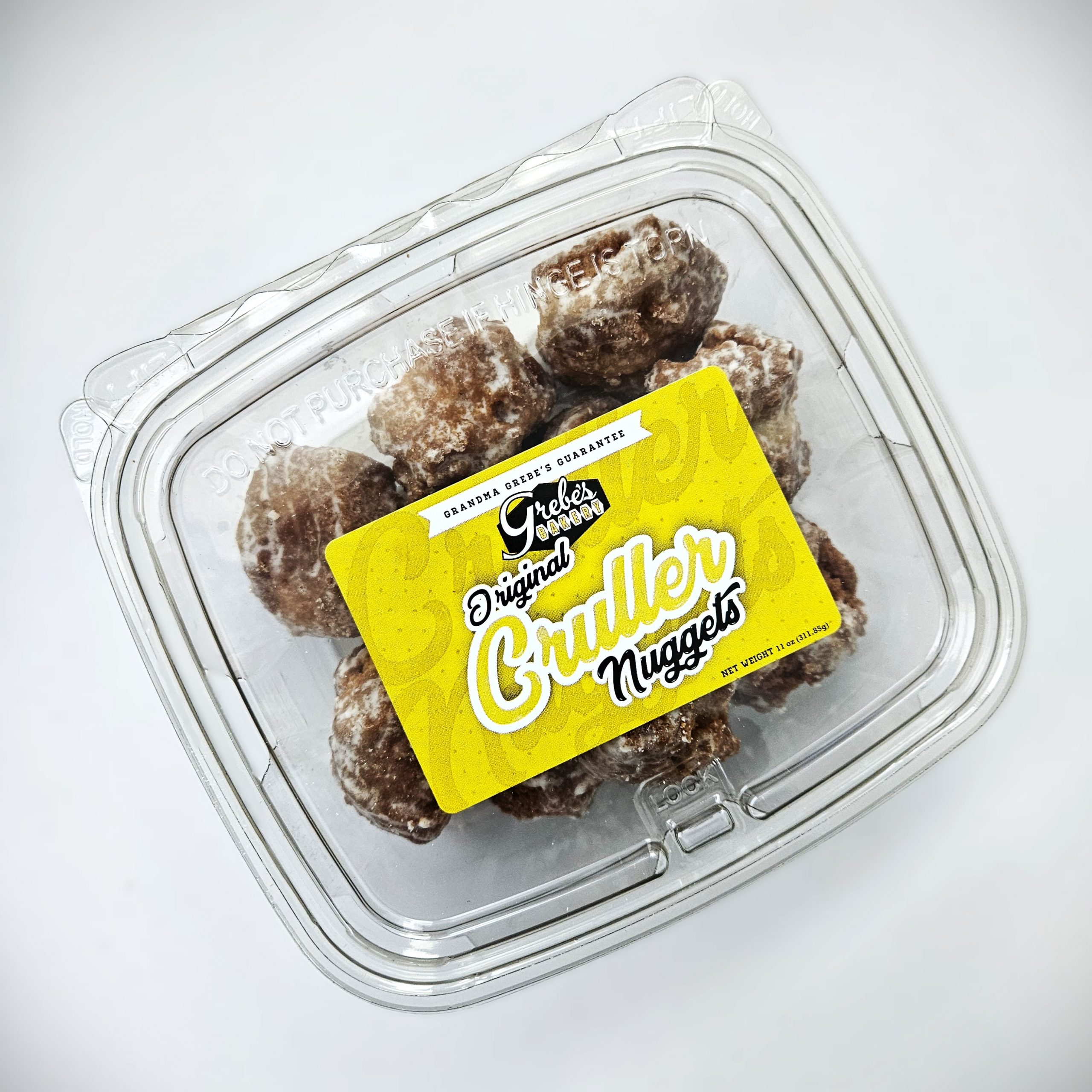 Glazed Original Cruller Nuggets Tub - Grebe's Bakery